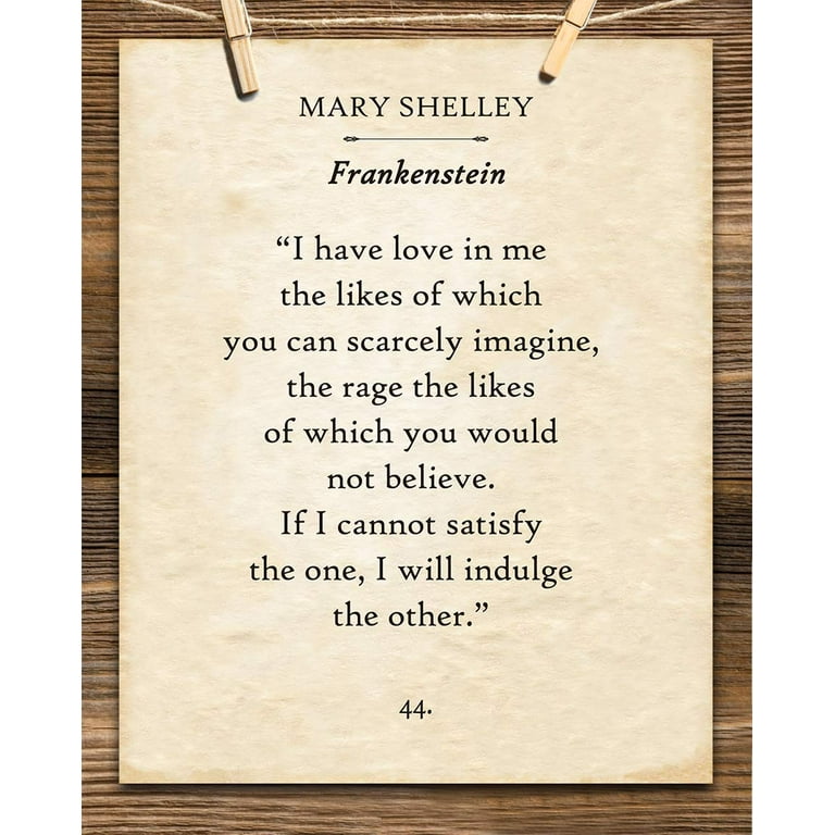 Frankenstein Mary Shelley Quotes