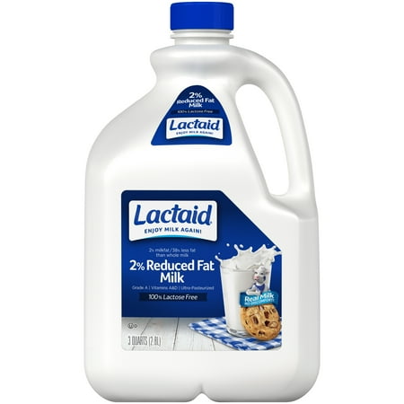 LACTAID® 100% Lactose Free Reduced Fat Milk 96 fl oz. Jug - Walmart.com