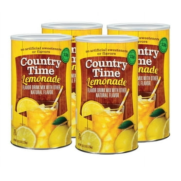 Country Time Lemonade Drink Mix, All Natural Flavors, 82.5 oz, Makes 34 ...