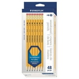 Staedtler Woodcase Pencil, Graphite Lead, #2 HB, Yellow, 48-Count - Walmart.com