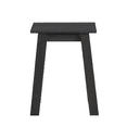 Mainstays Small Square Wood Side Table, Black Finish - Walmart.com
