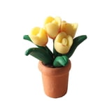 FaLX 1:12 Dollhouse Tulip - Realistic Decorative Clay - Miniature Tulip ...