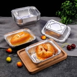 Topekada 40 Pack Disposable Aluminum Food Containers with Lids 5x4 Inch ...