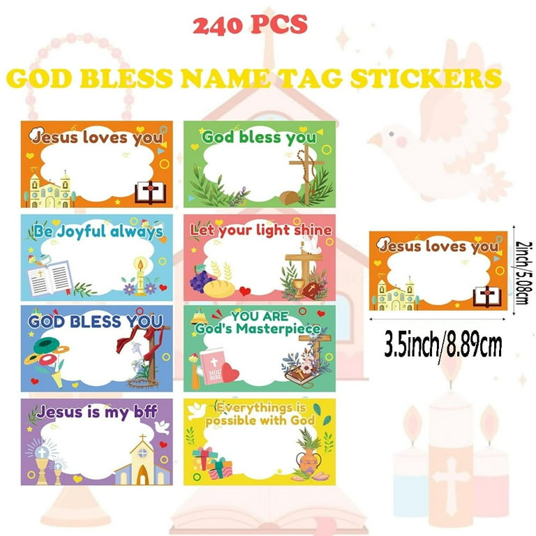 Religious Name Tags To Print