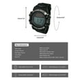 George Men's Solar Digital Wristwatch Plastic Strap with Stopwatch ...