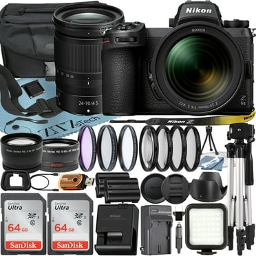 Nikon Zf Professional Mirrorless Camera Bundle with FTZ II Adapter Kit ...
