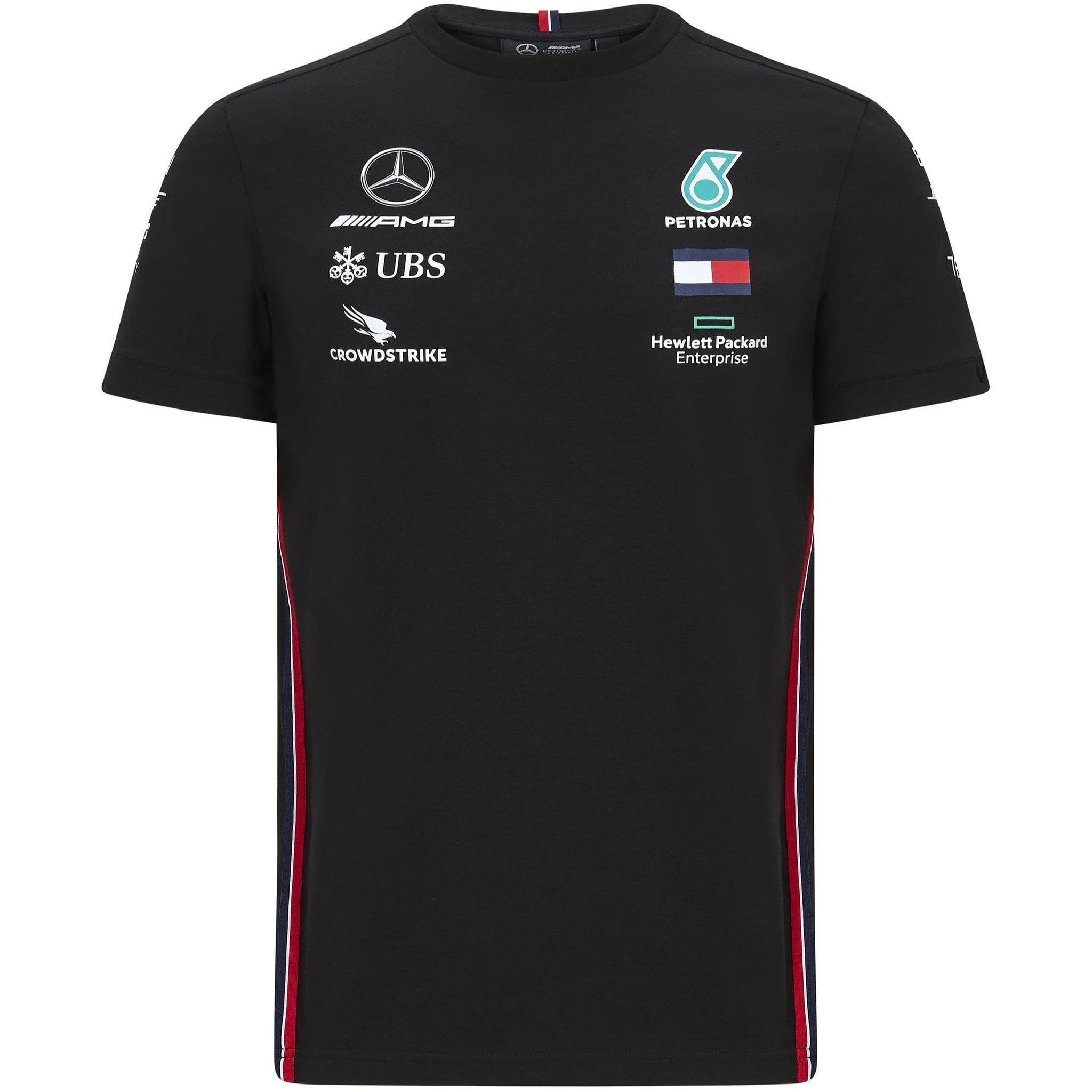 Mercedes Benz AMG Petronas F1 2020 Men's Team T-Shirt Black/White ...