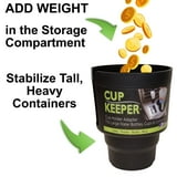 Gadjit Cup Keeper PLUS - Expandable, Portable Car Cup Holder Adapter ...
