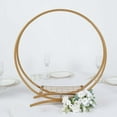 Efavormart 24" Gold Metal Double Frame Hoop Flower Table Centerpiece ...