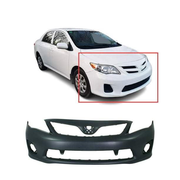 Front Bumper Cover For 2011-2013 Toyota Corolla Japan Built w Fog light ...