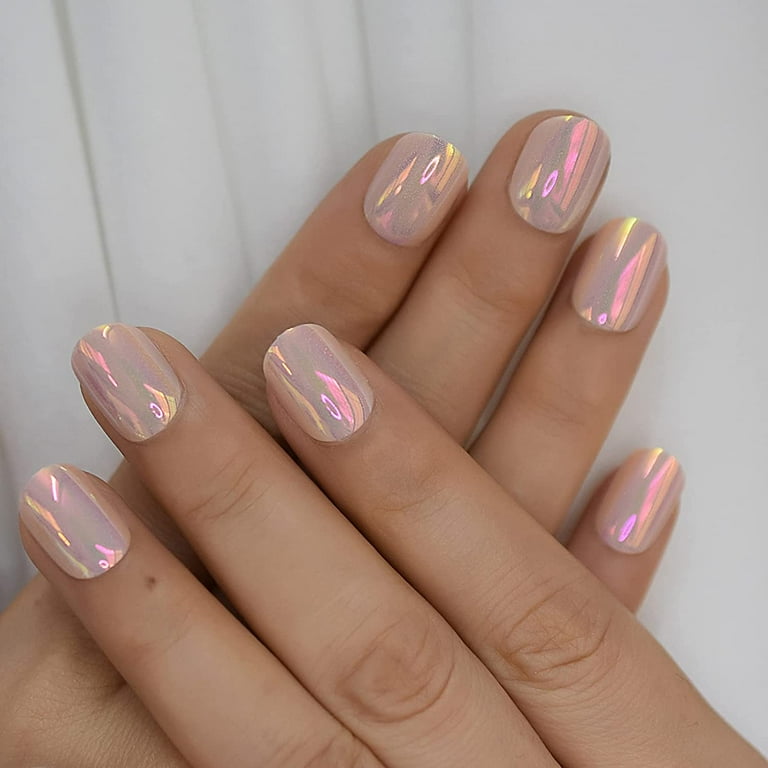 Round Acrylic Nails Designs