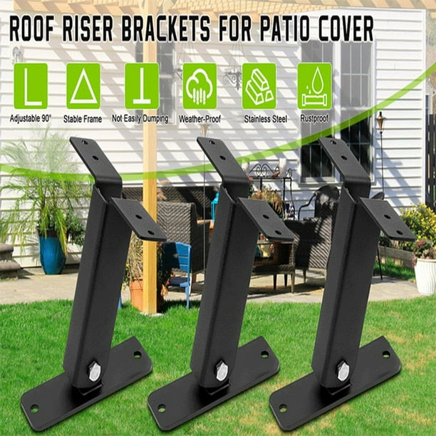 6 Inch Lift Roof Brackets Heavy Duty Stainless Steel - 3 Pack, 304 ...