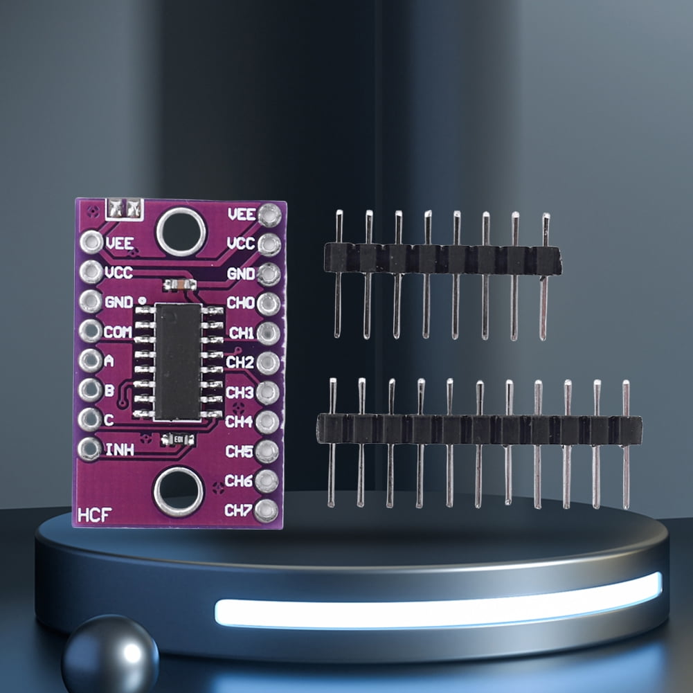 74HC4051 CD4051 Módulo de placa multiplexor analógico único de 8 ...