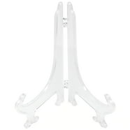 6" Heavy Duty Clear Acrylic Plate Display Stand Easel - Walmart.com