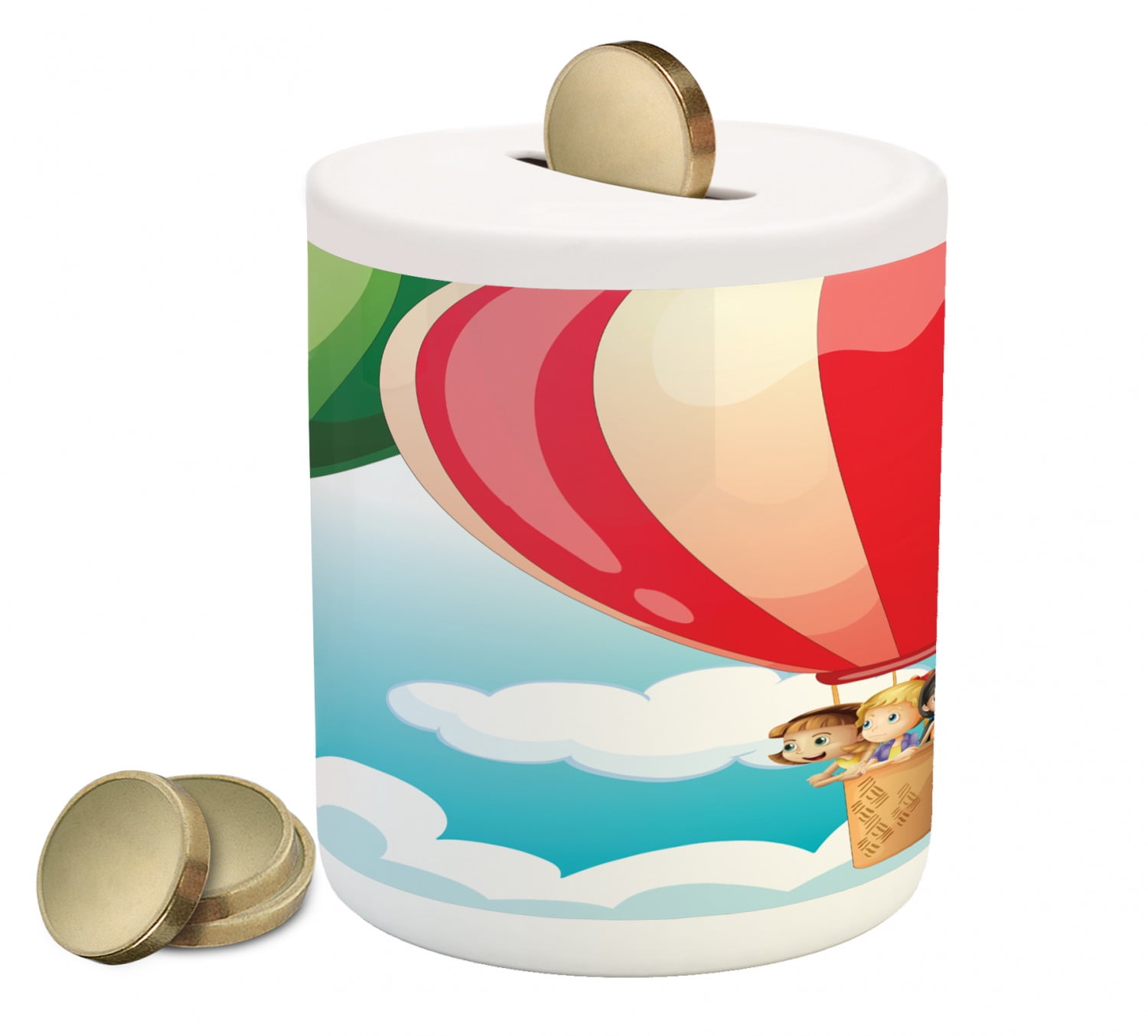 Explore Piggy Bank, in Hot Air Balloons Flying Adventure Exploration ...