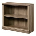 Sauder Select 2-Shelf Bookcase, Salt Oak Finish - Walmart.com