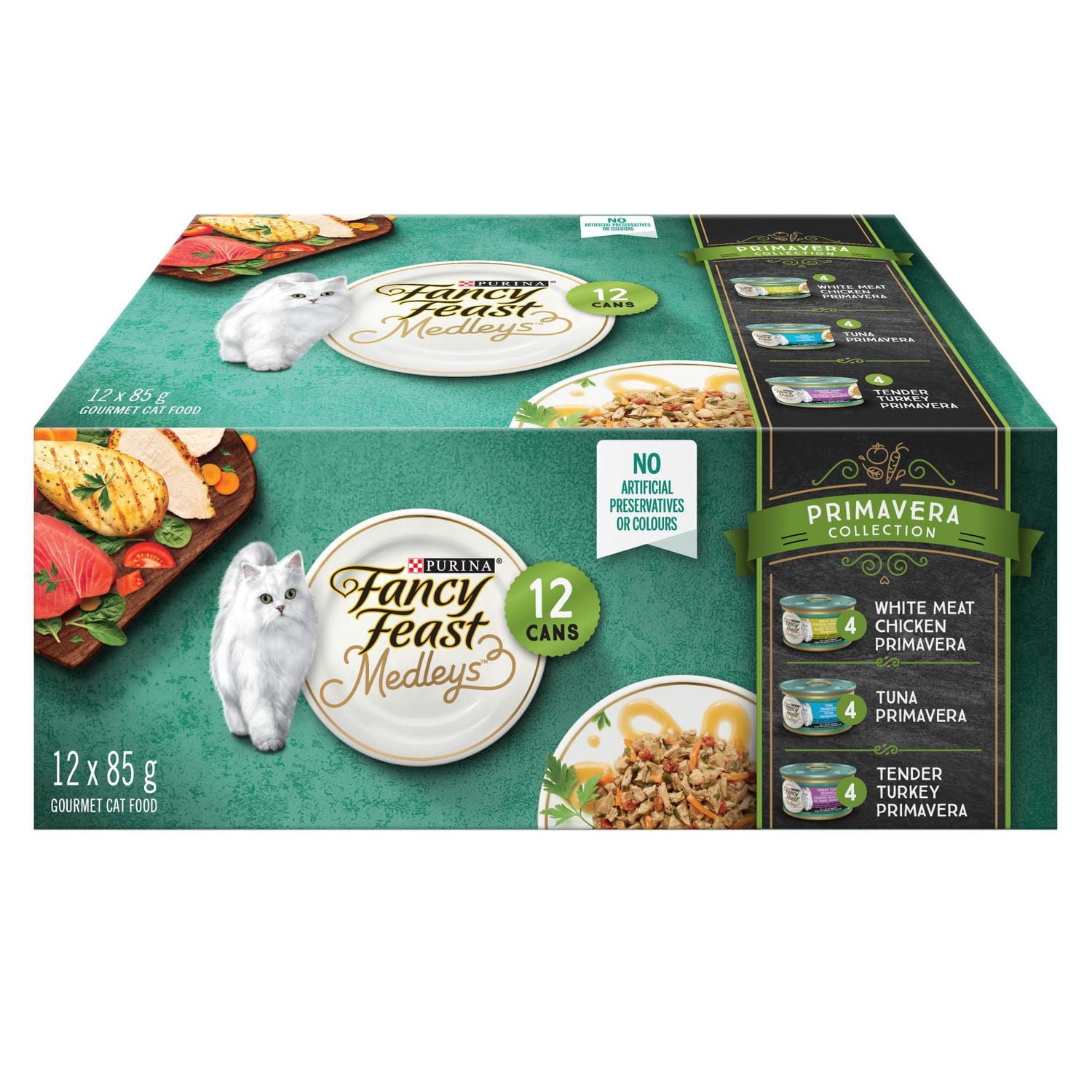 Fancy Feast Medleys Primavera Collection Variety Pack, Wet Cat Food 12 ...