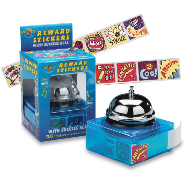 Pacon, PAC51510, Success Bell Reward Stickers, 200 / Pack, Blue ...