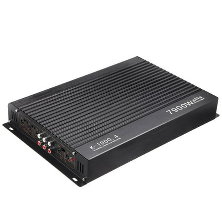 4-Channel Audio Power 7900W High Power Amp. Four-Way 12.0V Car Stereo ...