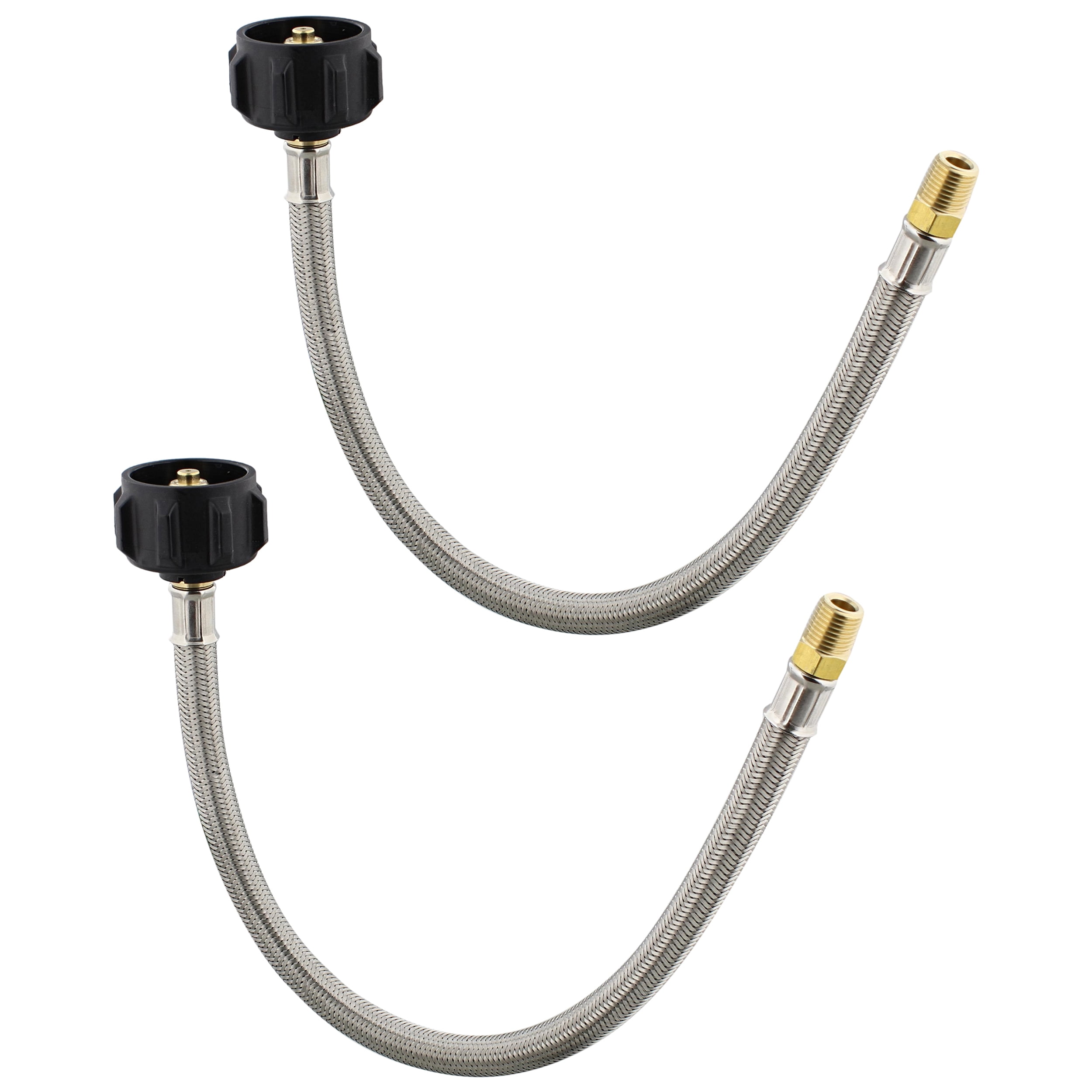 Dumble Low Pressure Regulator Hose 15in 2pk Steel Pigtail Regulator ...