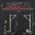 HI-REEKE Train Building Block Set BR01 Steam Locomotive Model Building ...