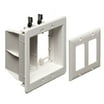 Arlington Two Gang Recessed TV Box with Power, Low Voltage & Electrical ...
