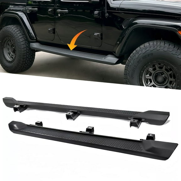 Rugged Ridge by RealTruck 3" Tube Side Steps for Jeep Cherokee ...