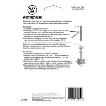 Westinghouse Lighting 7" Fixture Chain Pliers - Walmart.com