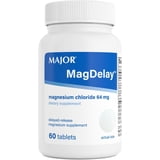 Major MagDelay Magnesium Chloride Supplement, 60 Delayed-Release ...