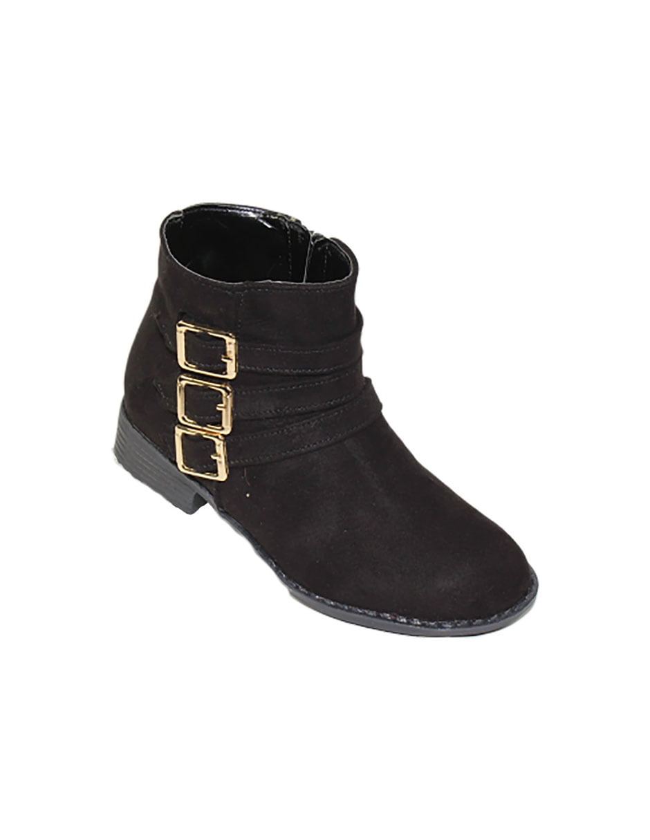 BOTIN CASUAL VESTIR LEON NIÑA NEGRO GAMUZA 2061 LEON 2061p | Walmart en ...
