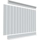 56" Height Deluxe Beadboard 8' Length PVC Wainscoting Kit, (for heights ...