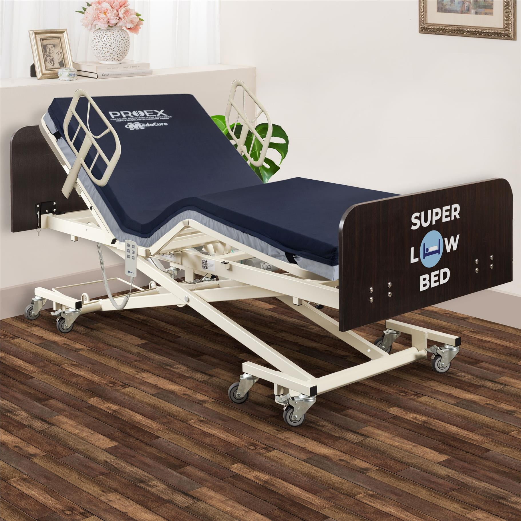 Medacure Ultra Full Electric Ultra Low Adjustable Hospital Bed - 7 ...