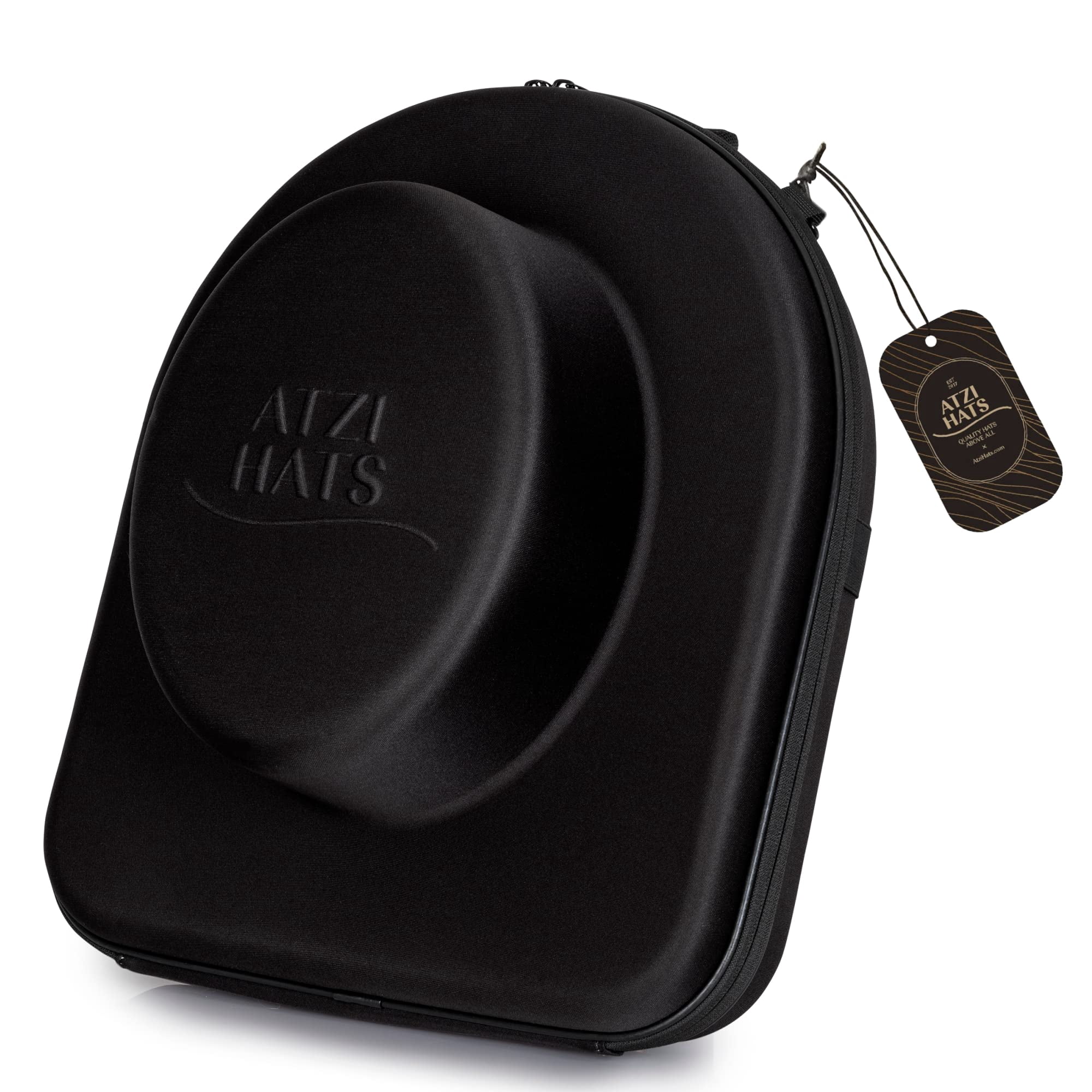 Atzi Hats Hat Case for Travel Hat Box Hat Storage Fedora Hat Box ...