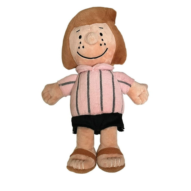 Plush 12" Pink Peppermint Patty Peanuts Snoopy Rare Christmas Doll USA ...
