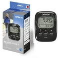 Omron 3D Sensor Sport Pedometer, Black, Walking Style IV Step Counter ...