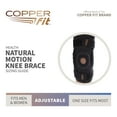 Copper Fit® Natural Motion Knee Brace, Adjustable and Breathable, One ...
