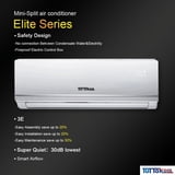 Tuttokool 12000 BTU (19 SEER DOE) Ductless Mini Split Air Conditioner ...