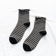 Ankola Ruffle Socks Womens Cute Ankle Lettuce Edge Frilly Crew Socks ...