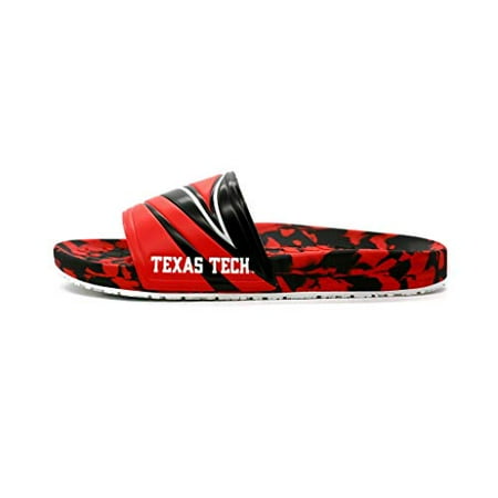 Hype Co Texas Tech University TTU Red Raiders Slydr Sports NCAA Sandals ...