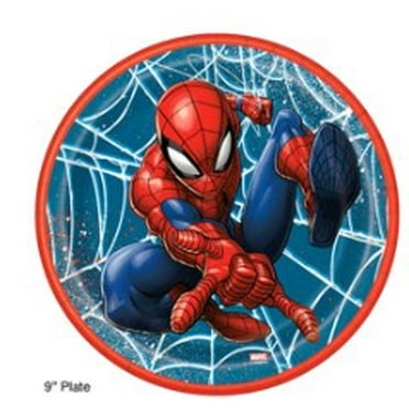 Multicolor Spiderman Birthday Paper Dessert Plates, 7in, 8ct - Walmart.com