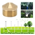 10pcs Brass Misting Nozzles Fog Sprinkler Head for Factory Site Coal ...