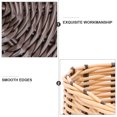 BESTYASH Clothing Storage Basket Plastic Woven Khaki for Laundry ...