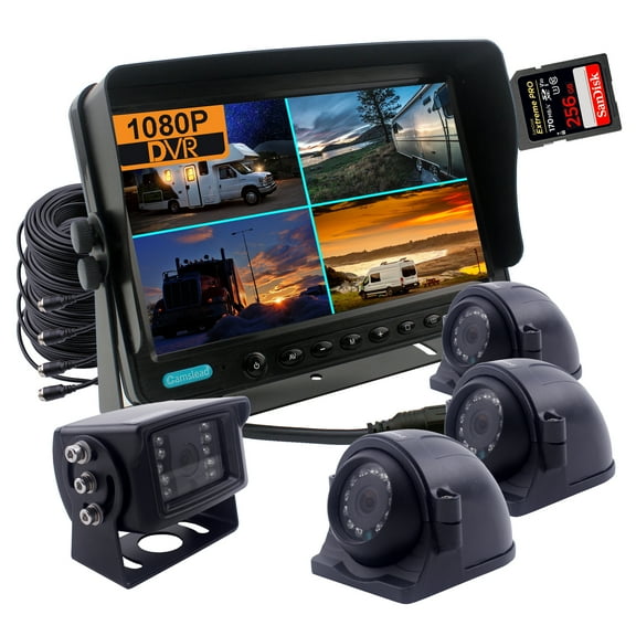 Voyager AOM713 Heavy Duty 7" Wide Format LCD Rear View Monitor with 3 ...