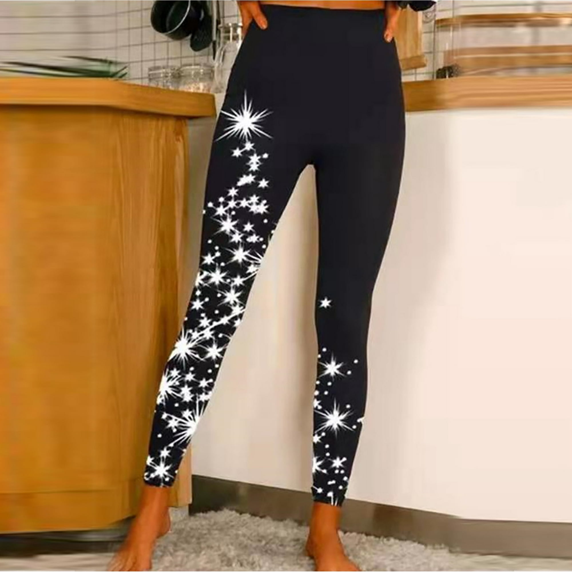 Click here for Qertyioot Womens Stretch Ankle Leggings High Waist... prices