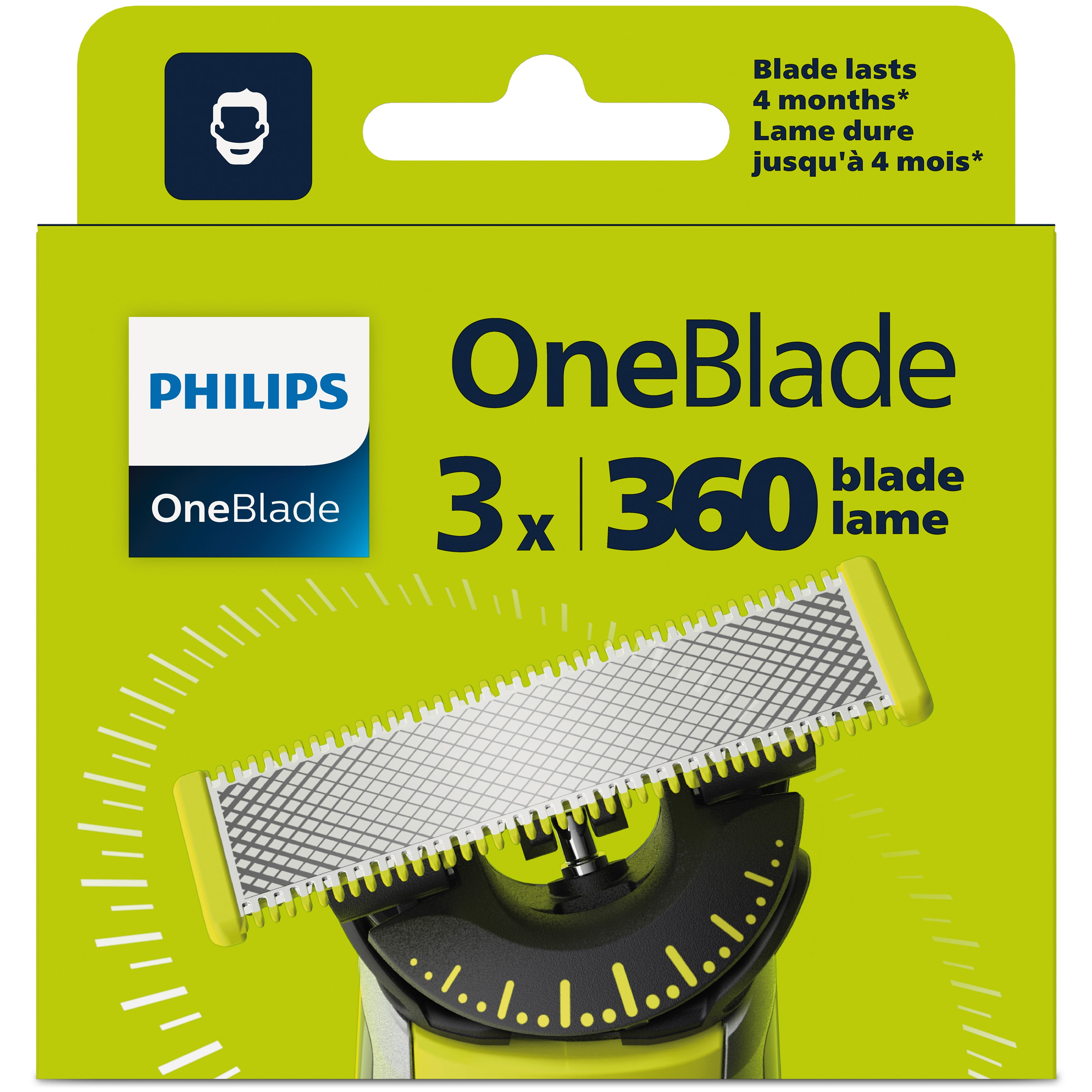Philips OneBlade 360 Flex Blade 3ct - Walmart.ca