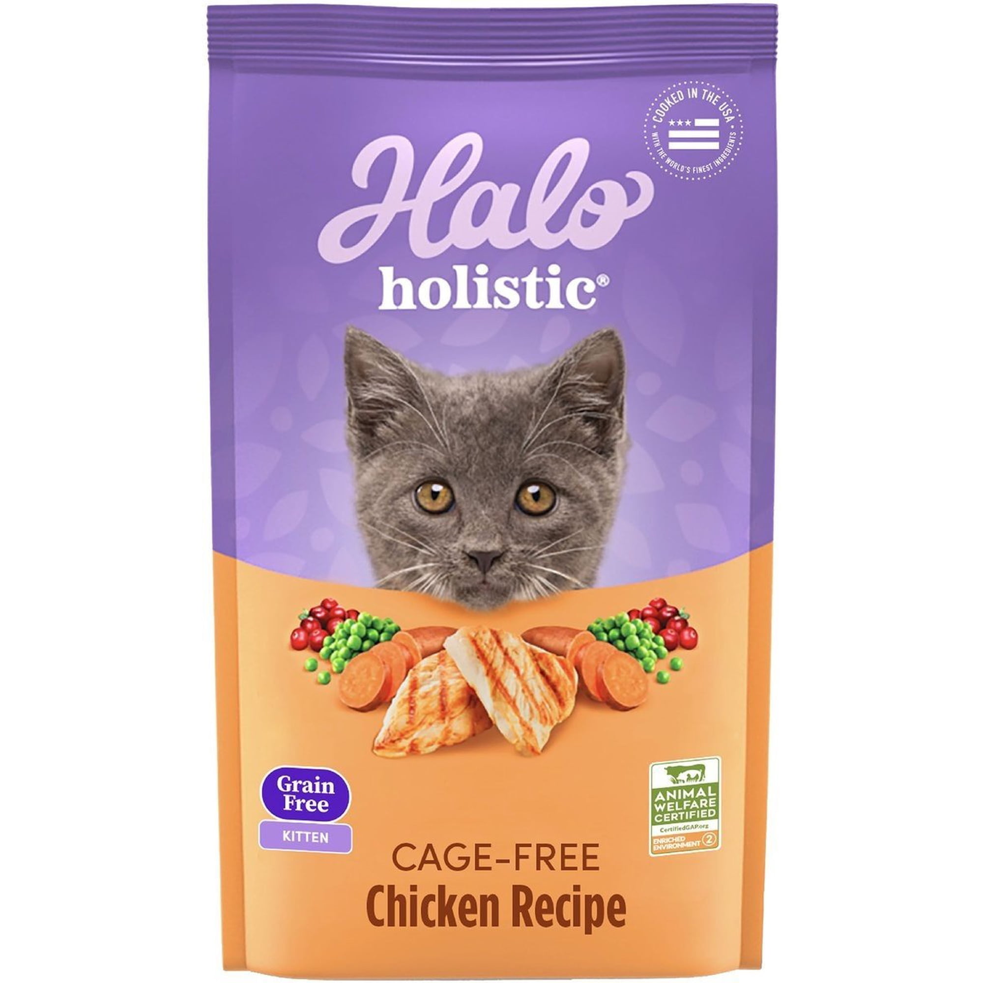 Click here for Halo Holistic Kitten Food Grain-Free Cage-Free Chi... prices