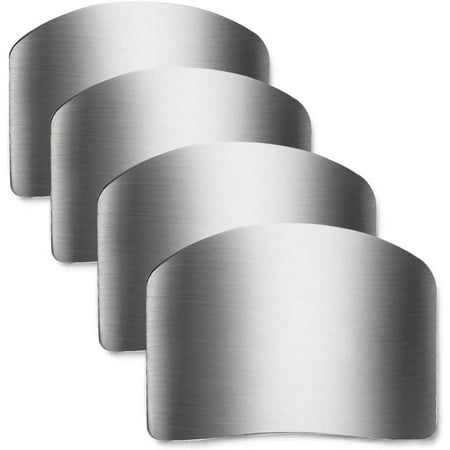 Stainless Steel Finger Guard, Kitchen Finger Protector, 4 Pcs of Knife ...