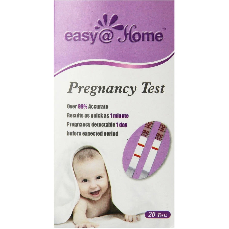 Easy@Home Pregnancy Urine Test Strips, 20 count - Walmart.com