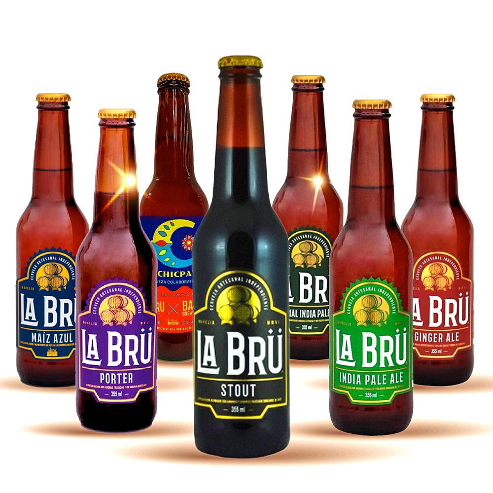 Combo Cerveza Artesanal La Bru 355 ml La Bru Combo | Bodega Aurrera en ...
