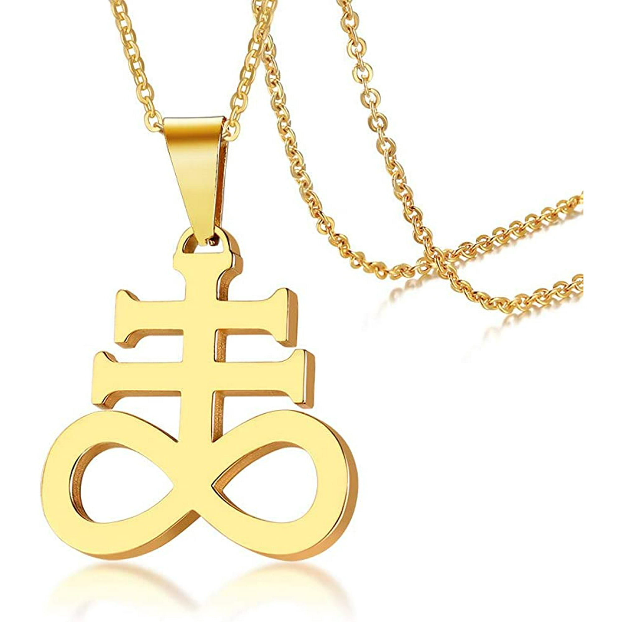 Satanic Cross Necklace